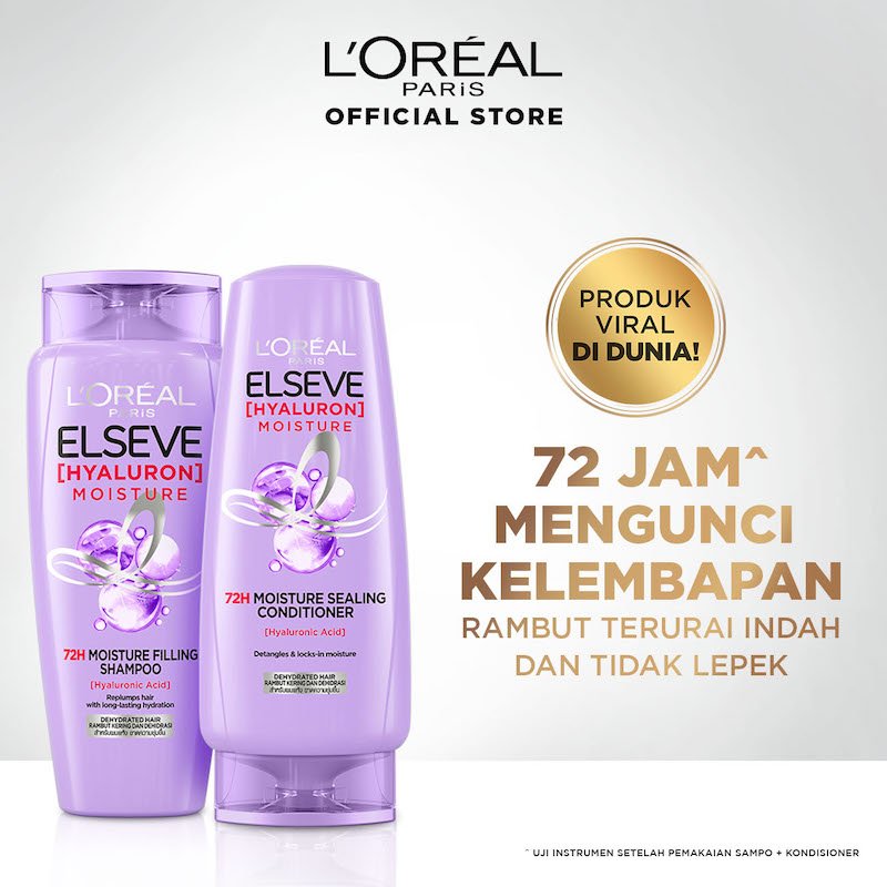 Elseve Hyaluron Moisture Hair Care Filling Shampoo | L'Oréal Paris