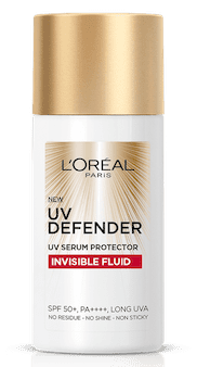 UV Defender Invisible Fluid Sunscreen SPF50+ PA++++